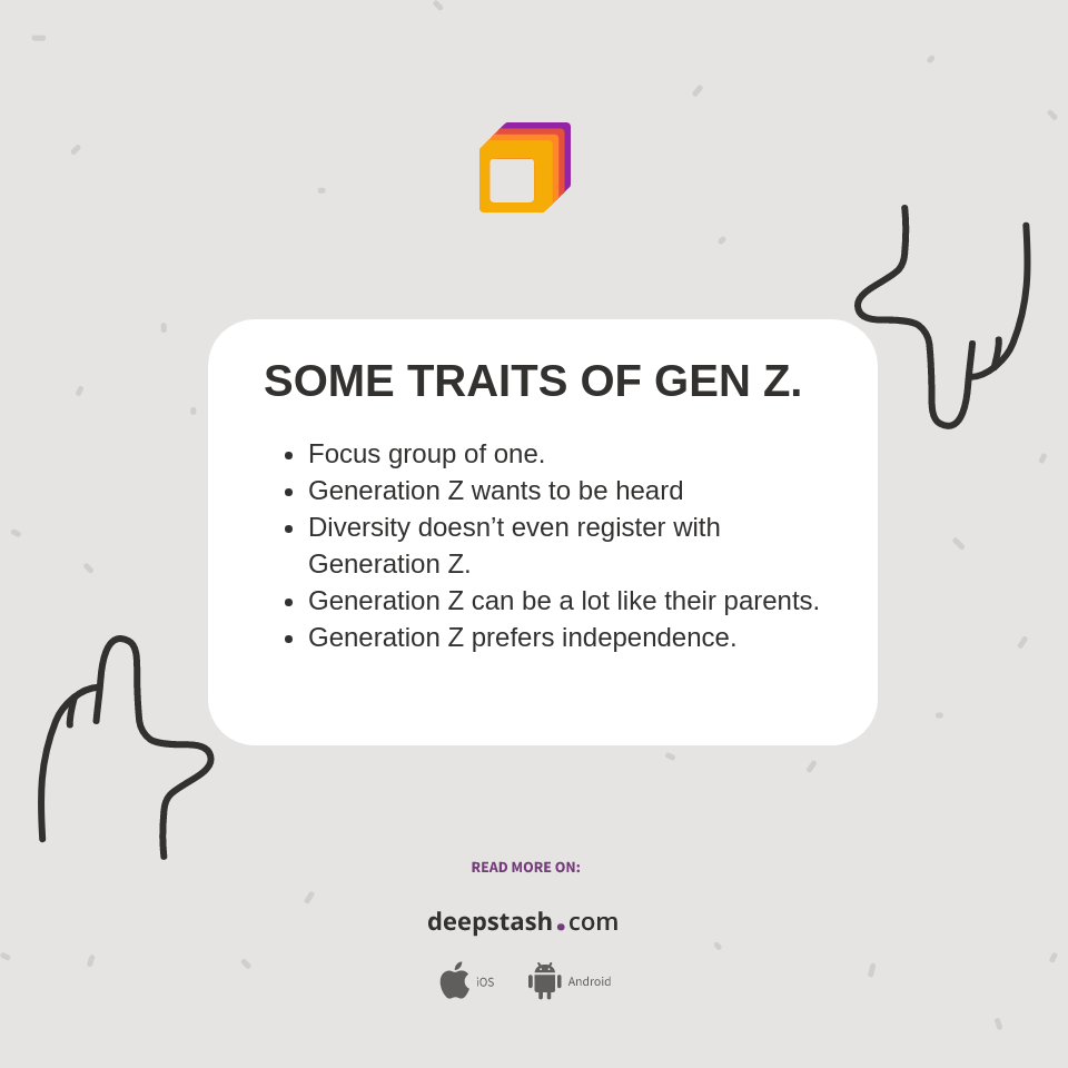 SOME TRAITS OF GEN Z. - Deepstash