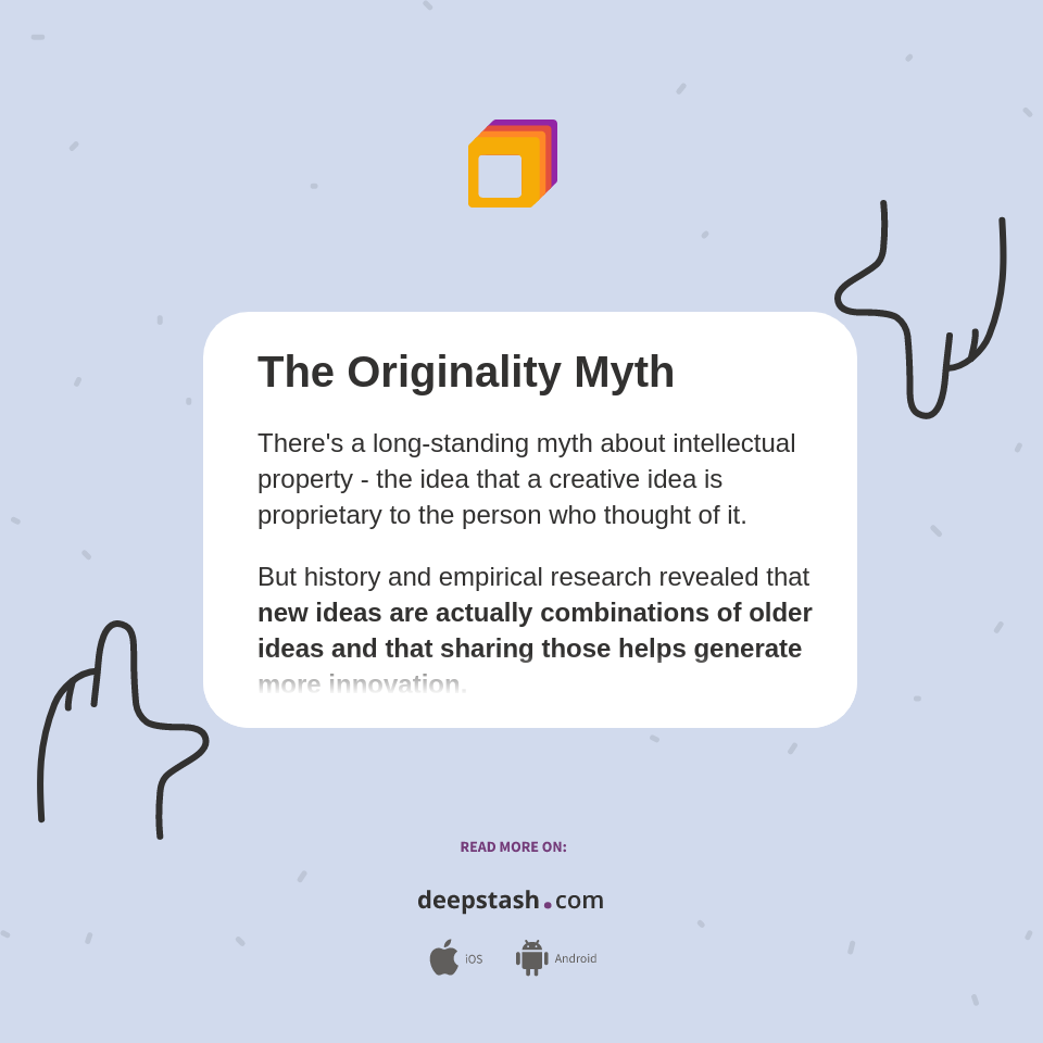 The Originality Myth - Deepstash