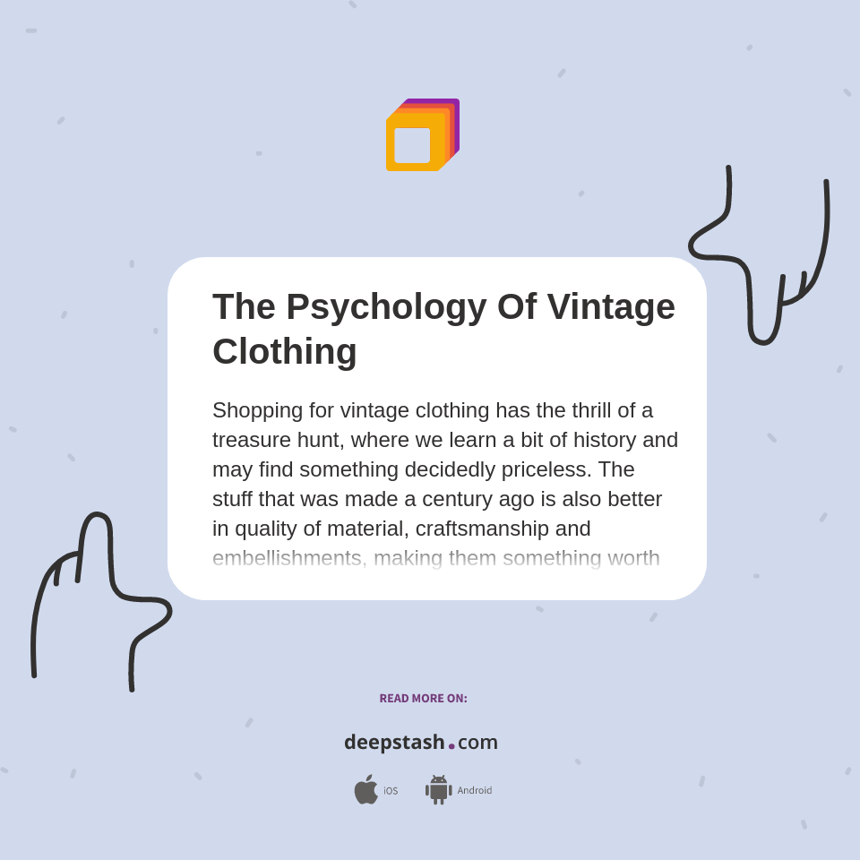 The Psychology Of Vintage Clothing - Deepstash