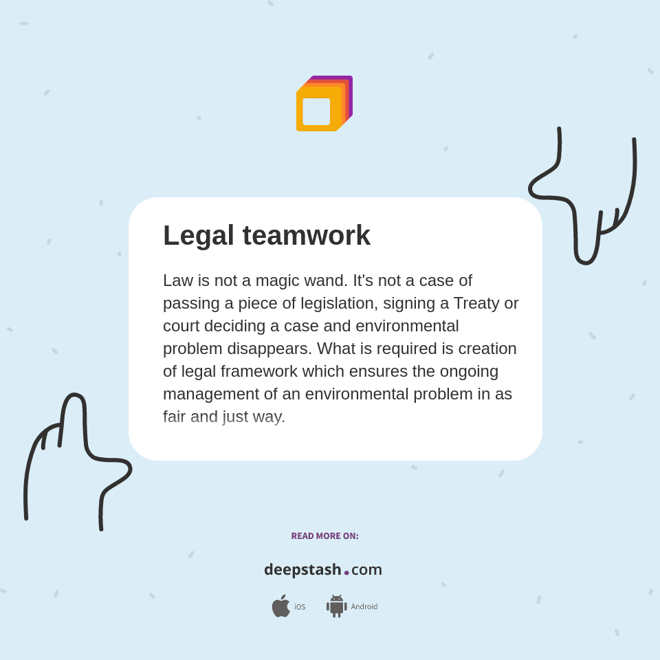Legal teamwork - Deepstash