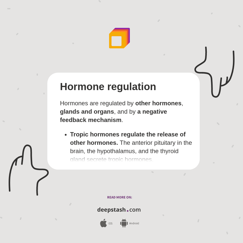 Hormone regulation - Deepstash