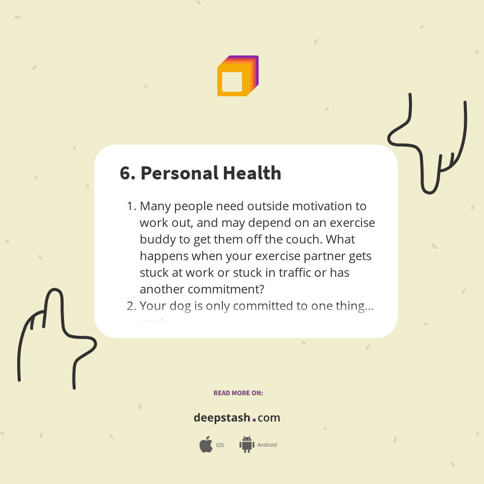 6. Personal Health - Deepstash