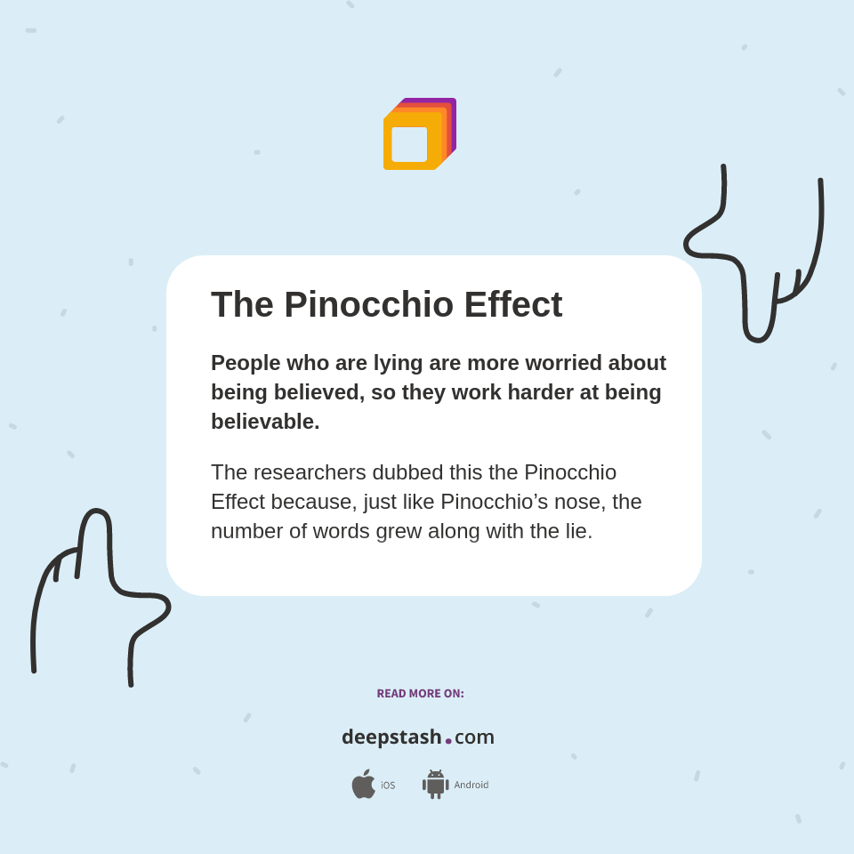 The Pinocchio Effect - Deepstash