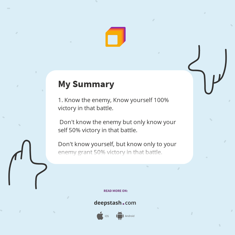 My Summary - Deepstash
