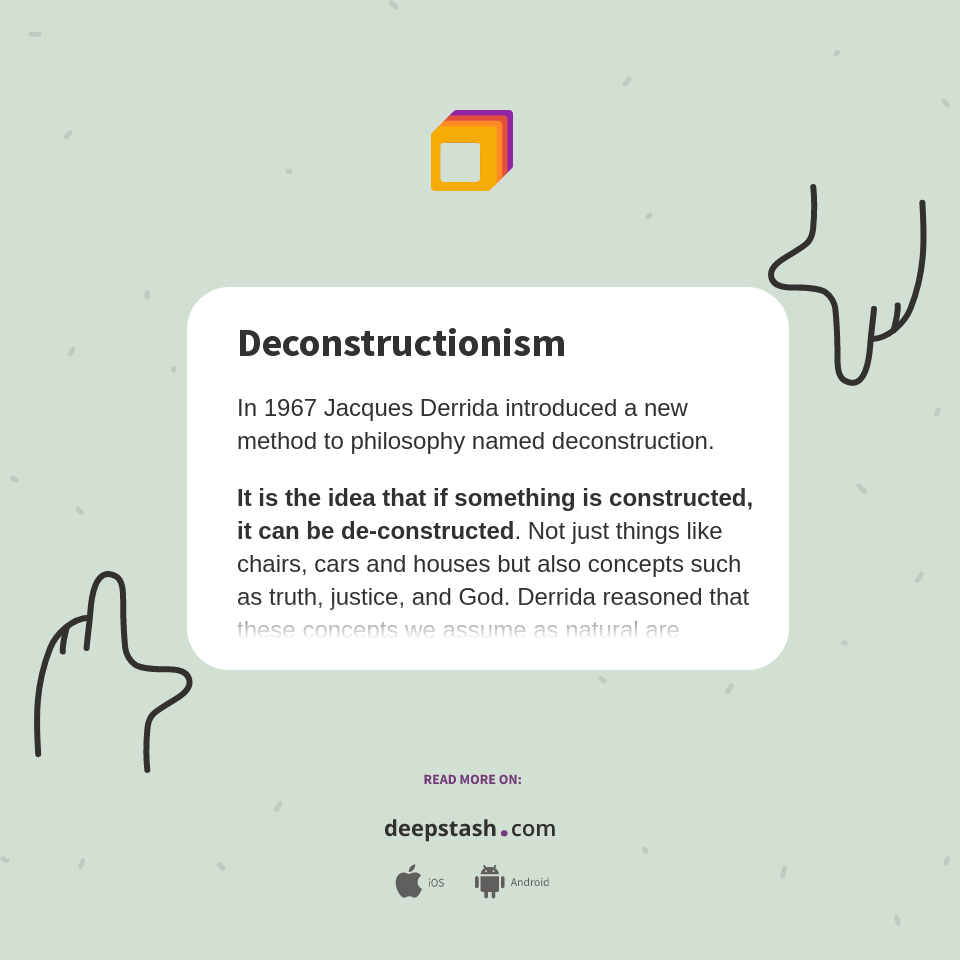 Deconstructionism - Deepstash