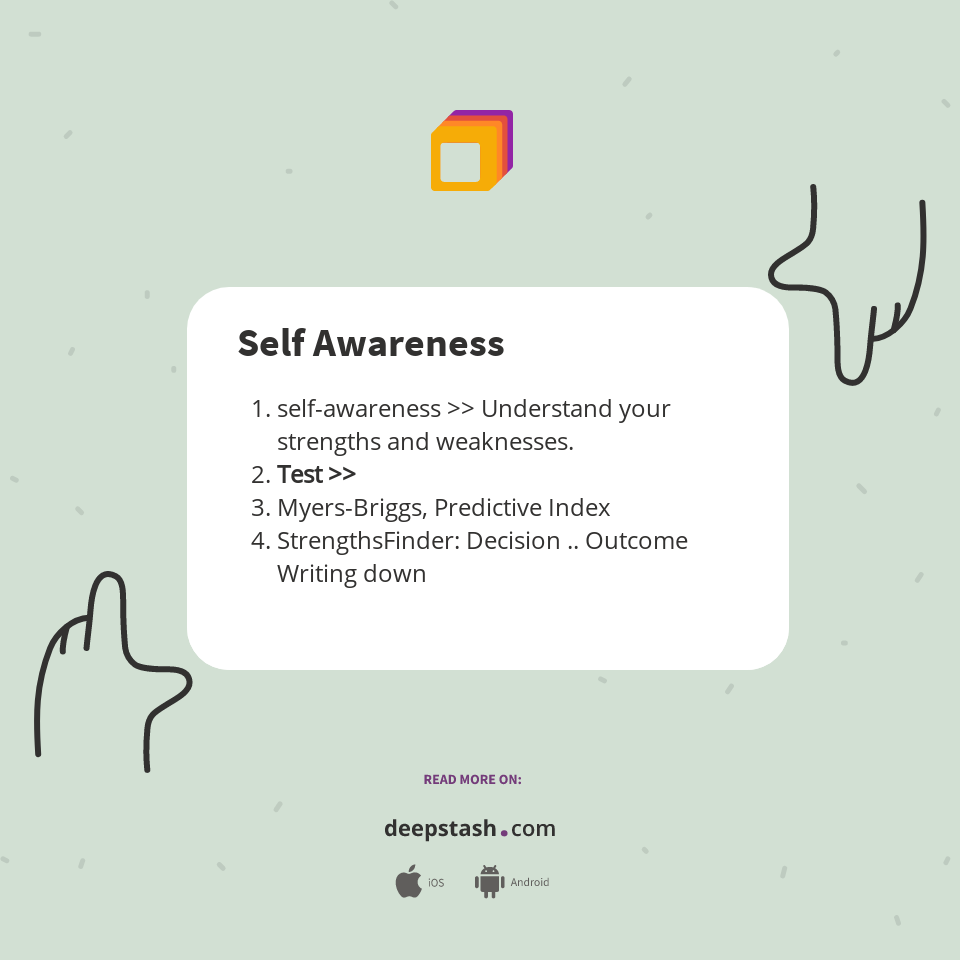 Self Awareness - Deepstash