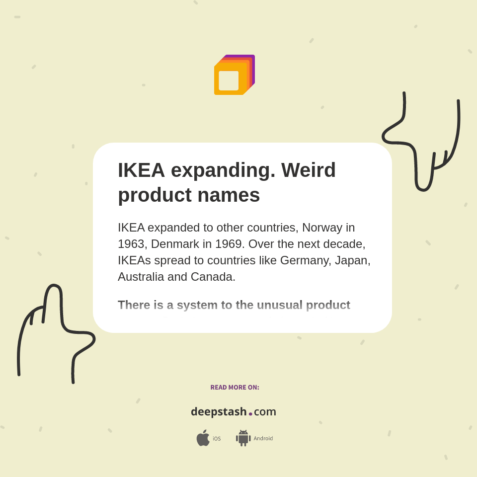 IKEA Expanding Weird Product Names Deepstash