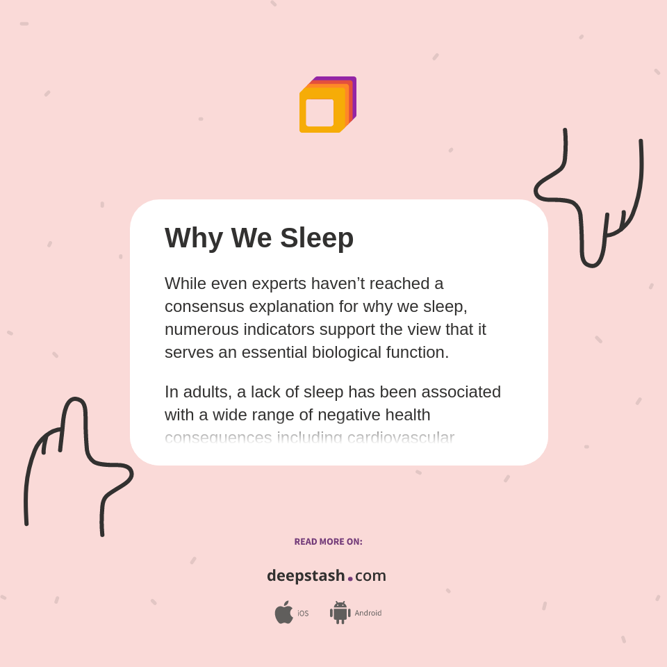 Why We Sleep - Deepstash