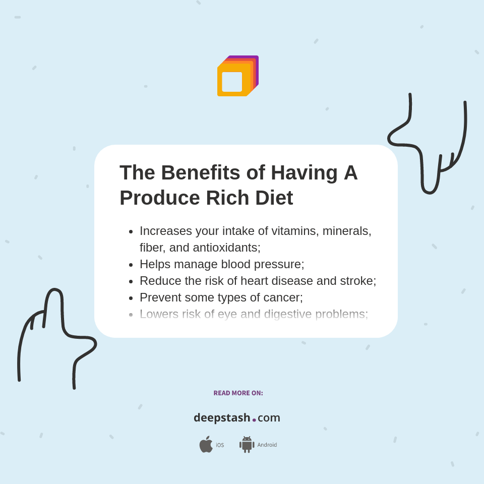 The Benefits of Having A Produce Rich Diet - Deepstash