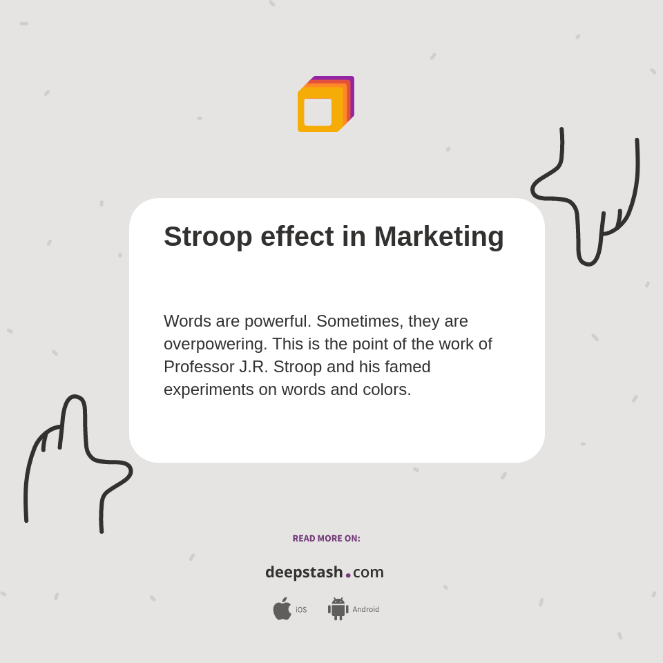 Stroop effect in Marketing - Deepstash