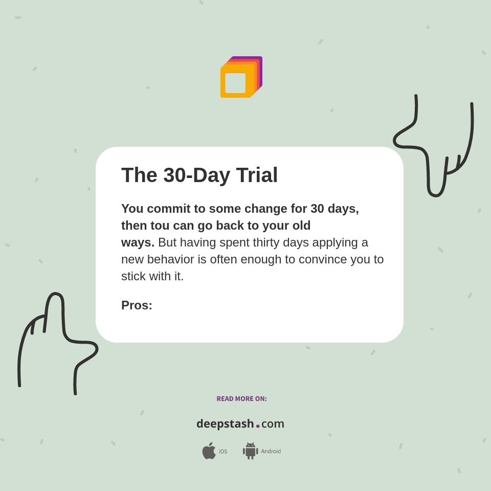 The 30-Day Trial - Deepstash