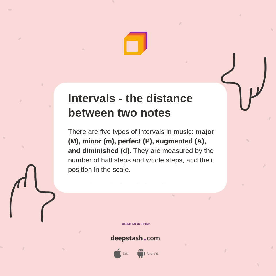 Intervals - the distance between two notes - Deepstash