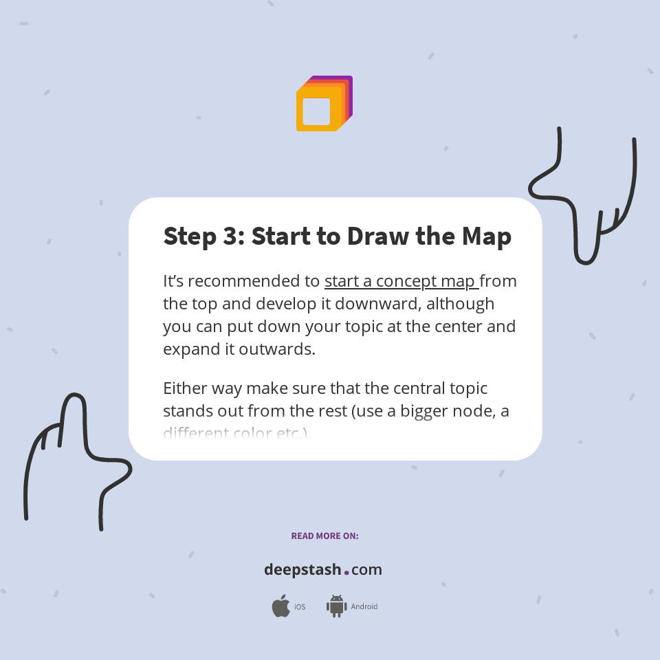 Step 3: Start to Draw the Map - Deepstash