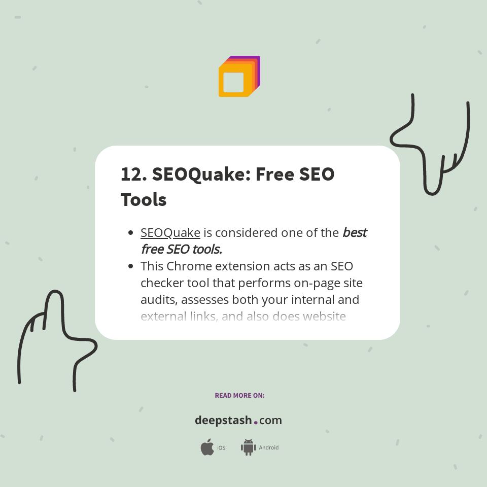 12. SEOQuake: Free SEO Tools - Deepstash