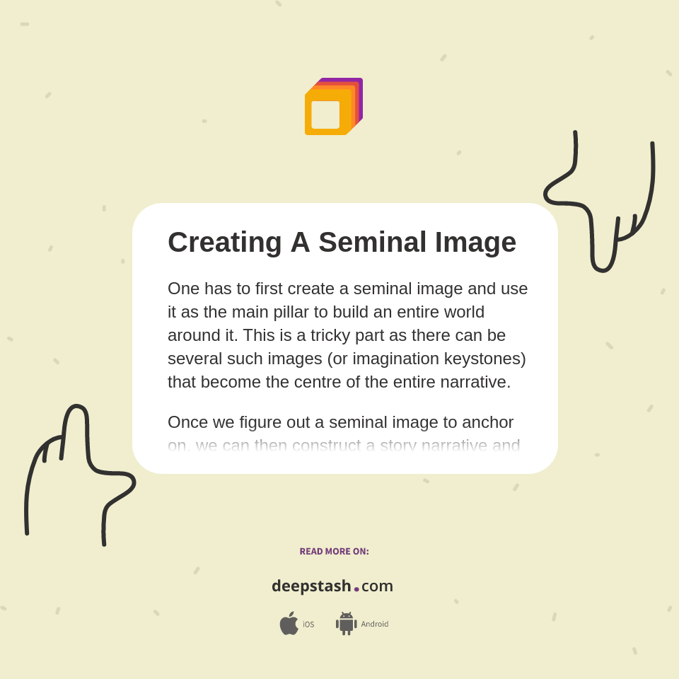 Creating A Seminal Image - Deepstash