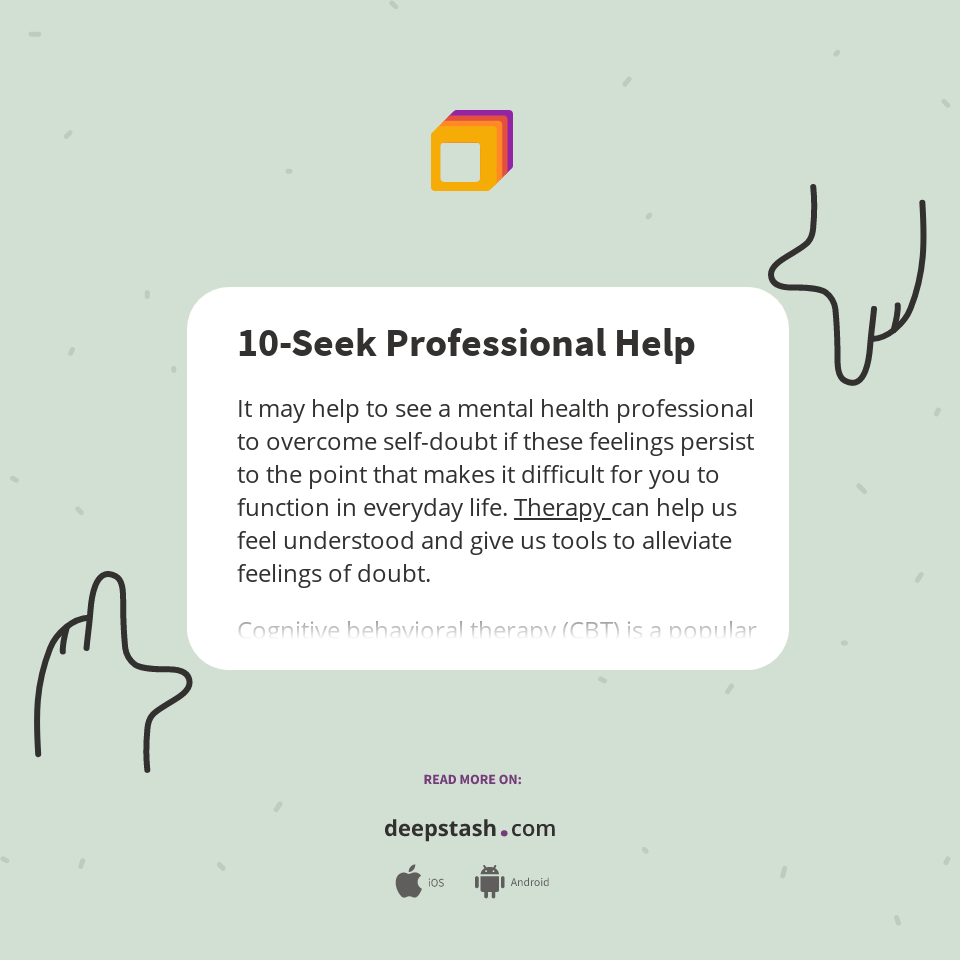 10-Seek Professional Help - Deepstash