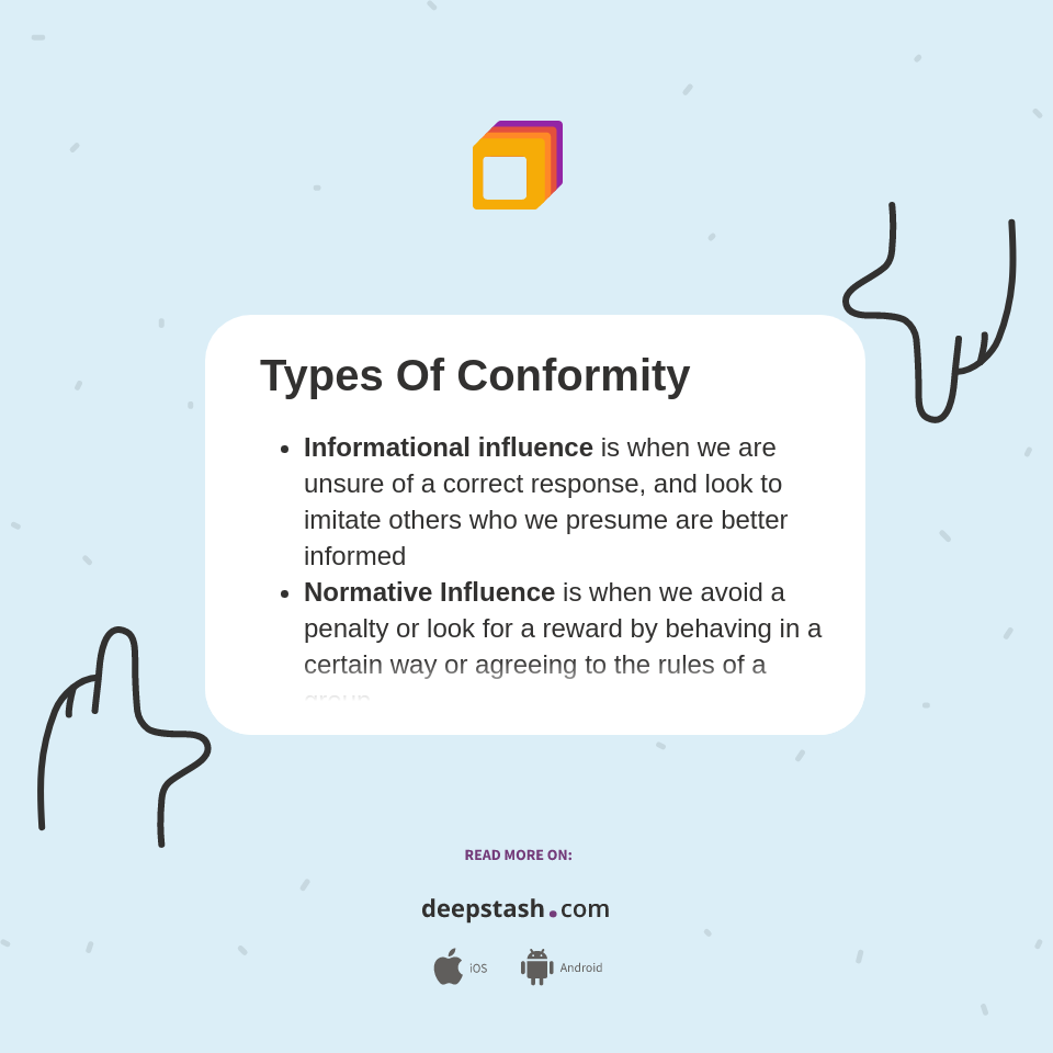 Types Of Conformity - Deepstash